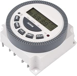 TM619 Timer Switch Digital LCD Power Timer Switch Weekly Programmable Thinner Model, Cyclic ...