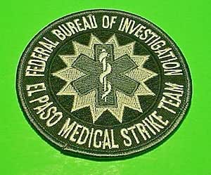 Amazon.com: El Paso Texas Tx FBI Medical Strike Team 3 1/2 Law ...