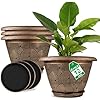 Amazon.com : 12 Inch Large Planter Pot for Plants Indoor Outdoor, 4 ...