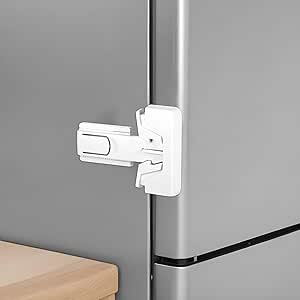 Amazon.com: Bremorou 2 Pack Freezer Door Latches Refrigerator Lock ...