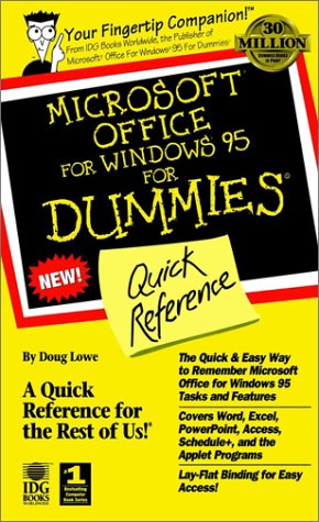 Buy Microsoft® Office for Windows® For Dummies®: Quick Reference Book ...