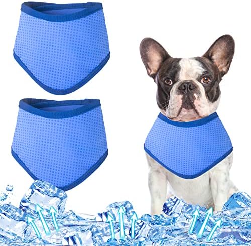 Amazon.com : 2PCS Dog Cooling Bandana Pet Dog Cooling Collar ...