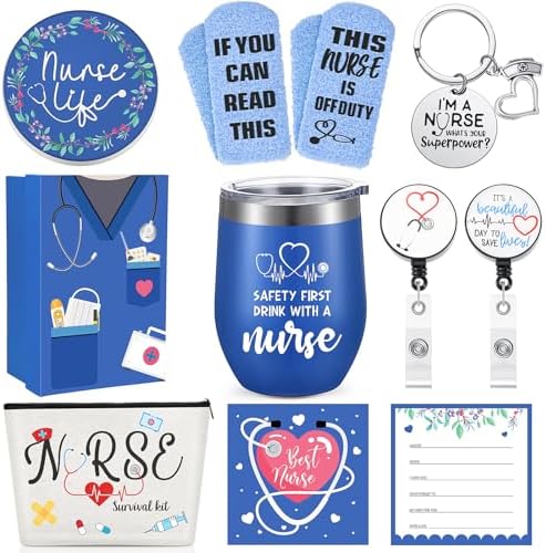 Amazon.com | Windyun 9 Pieces Nurse Appreciation Gift for Women ...