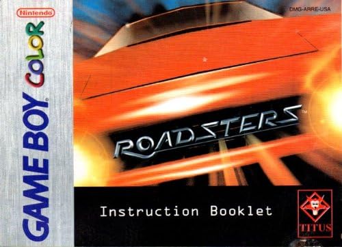 Amazon.com: Roadsters GBC Instruction Booklet (Game Boy Color Manual ...