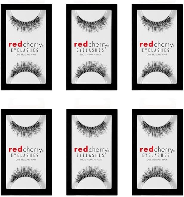 Amazon.com: Red Cherry False Eyelashes #43 (Pack of 3) : Beauty ...