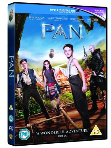 Pan [DVD] [2015]: Amazon.co.uk: Hugh Jackman, Levi Miller, Rooney Mara ...