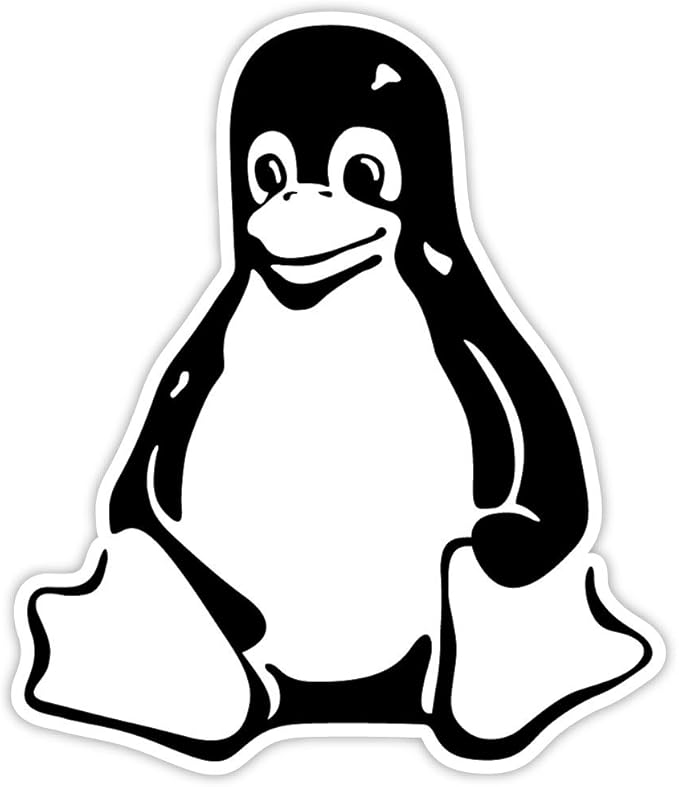 Amazon.com: Linux Tux Penguin sticker decal 4" x 5" : Automotive