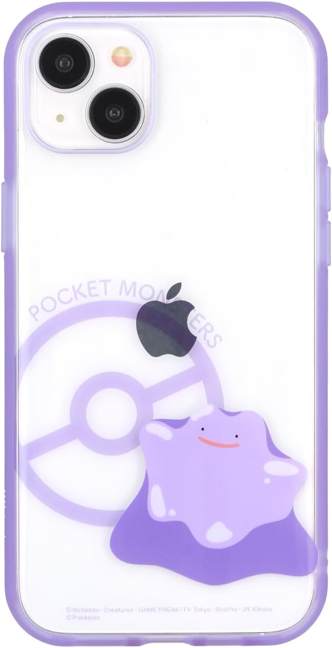 Amazon.co.jp: グルマンディーズ ポケットモンスター IIIIfit(イーフィット) iPhone15 Plus / 14 Plus 対応 ケース メタモン POKE-872A ...