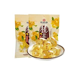 Amazon.com : Gummy osmanthus candy gummy block crystal osmanthus cake ...