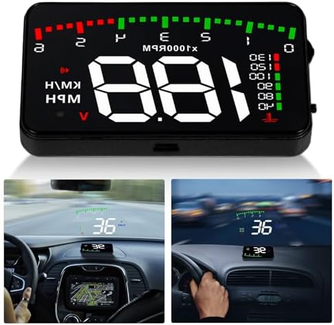 Amazon.com: P SEPEY HUD Display Head-Up Display Car-Styling Overspeed ...