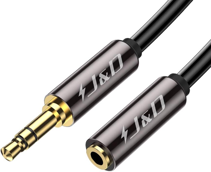 Amazon.com: MOSWAG 3.5mm Extension Cable 6.6FT/2Meter Audio Male to ...