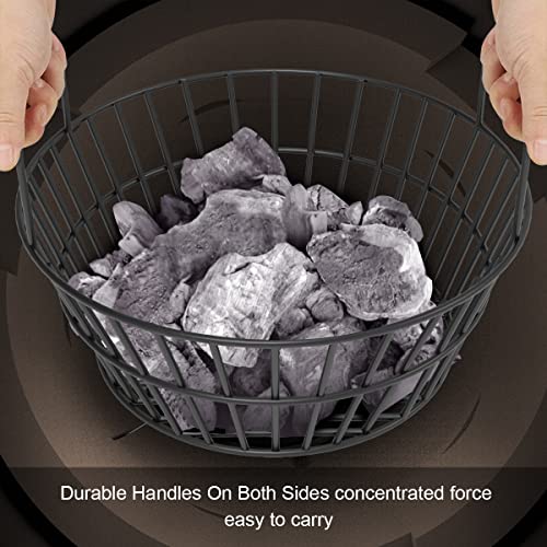 Snapklik.com : Charcoal Ash Basket For Large Big Green Egg Grill, Heavy ...