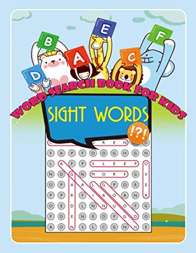 Sight Words Word Search Book for Kids: High Frequency Words Puzzle for ...