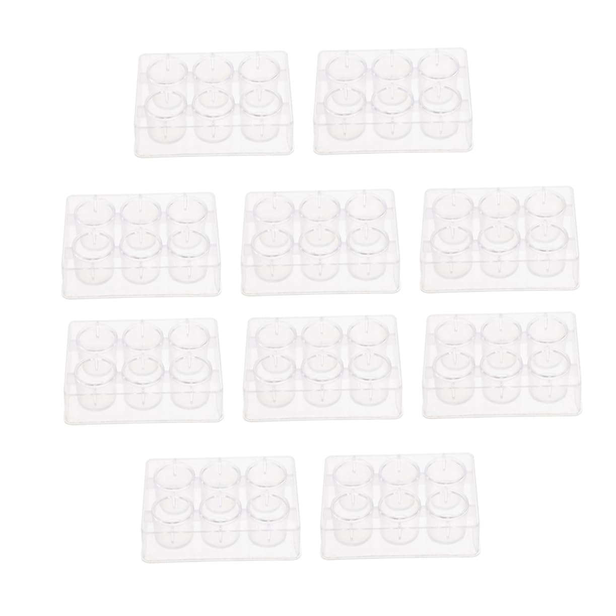Multi-well Testing Plates 15pcs Plastic Reaction Plates For Laboratory ...