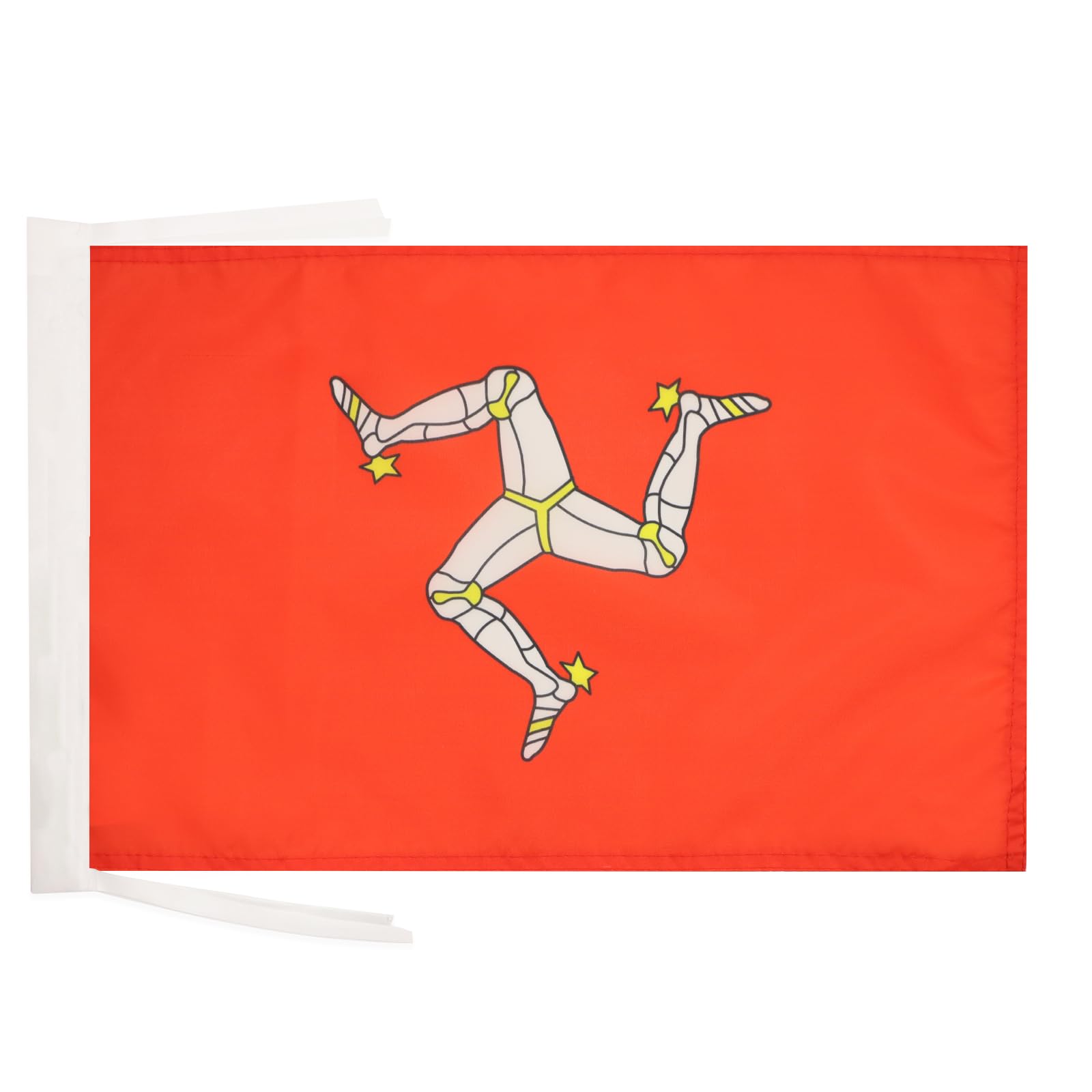 Amazon.com : Isle of Man Flag 18'' x 12'' cords - Manx - English SMALL ...