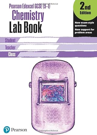 Edexcel GCSE Chemistry Lab Book, 2nd Edition: KS3 Lab Book Gen 1 ...