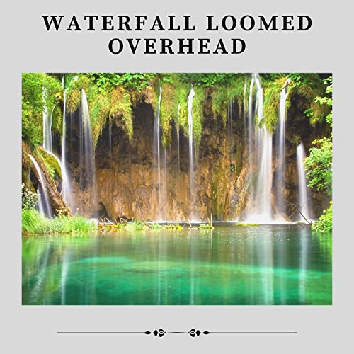 Waterfall Loomed Overhead by Water Sound Natural White Noise ...