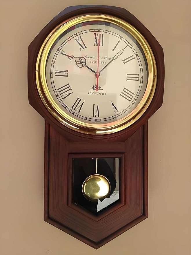 Buy Sky Instrumentsand Brass Large Pendulum Wall Clock for Living Room ...