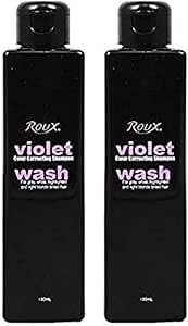 Amazon | 2個セット Roux ルウ バイオレット ウォッシュ 190ml シャンプー 190ミリリットル 正規品保証 | ノーブランド品 | シャンプー 通販