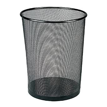 Office Depot(R) Brand Metro Mesh Wire Wastebasket, Black : Amazon.ca: Home