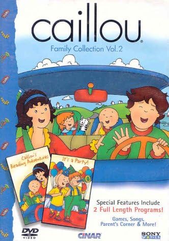 Caillou Family Collection Vol.2 (NTSC Region 1): Amazon.co.uk: DVD ...