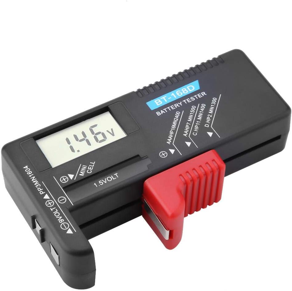 Bestgle Universal Digital Battery Tester and Capacity Detector LCD ...