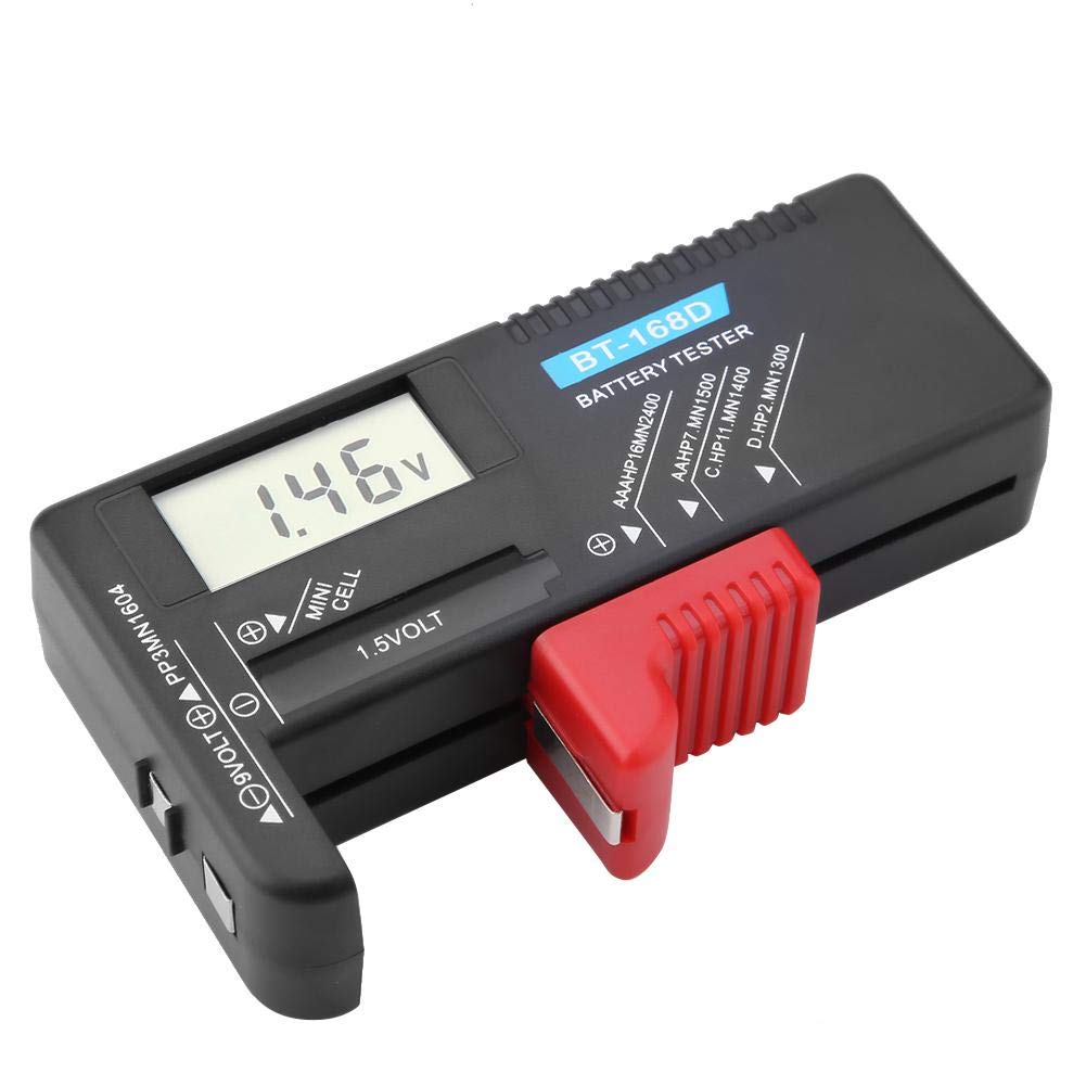 Digital LCD Battery Volt Tester BT-168D - Universal AA/AAA/C/D/9V/1.5V ...