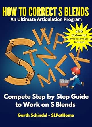 Amazon.com: How to Correct S Blends: A Speech Therapy Workbook with Fun ...