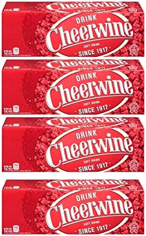 Amazon.com : Cheerwine Soda, 12 oz can (18 cans) : Grocery & Gourmet Food