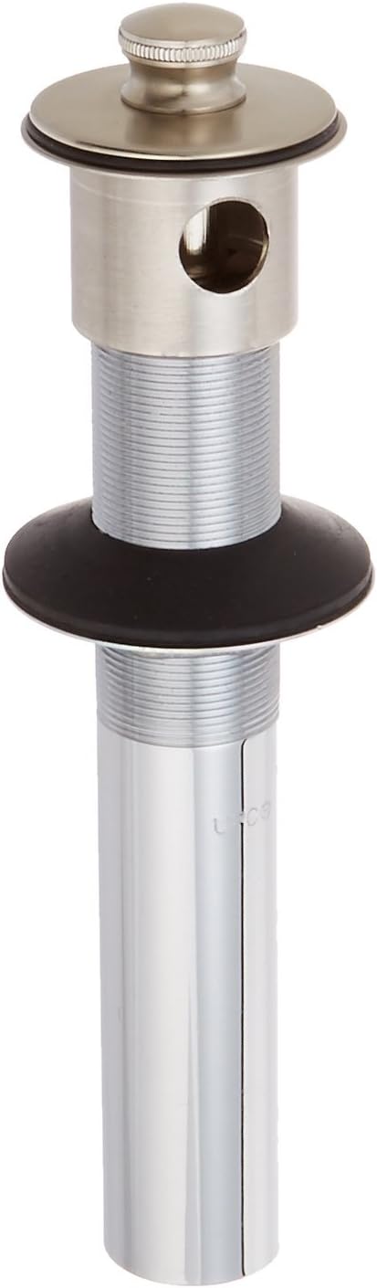 Watco 800-PP-BRS-CP Push Pull Lav Drain with Overflow, Chrome Plated ...