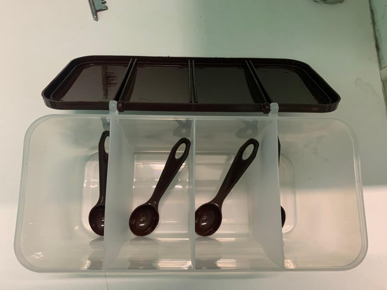 Buy Xmart India Multipurpose Plastic 4 in 1 Masala Box for Kitchen ...
