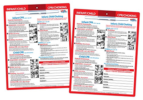 Infant and Child CPR and Choking Magnets (2 Pack) - First Aid - Want It All