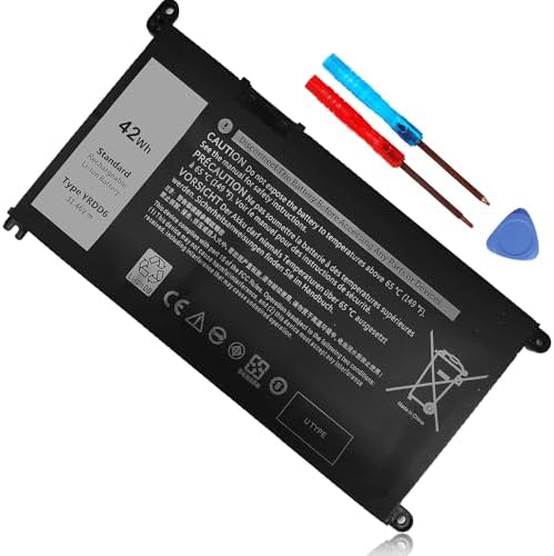 Amazon.com: 42Wh YRDD6 Battery for Dell Inspiron 15 3582 3583 3584 P75F ...