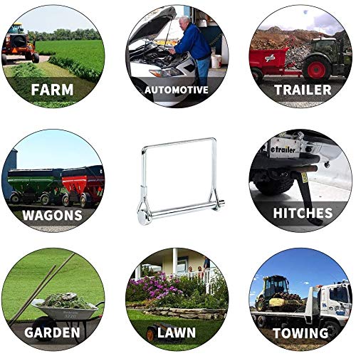 Snapklik.com : 7 Pcs 5/16 Trailer Coupler Pin Shaft Locking Pin PTO Pin ...