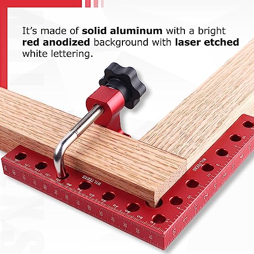 WILTEEXS Corner Clamps for Woodwork, 5.5″ Aluminum Alloy Right Angle ...