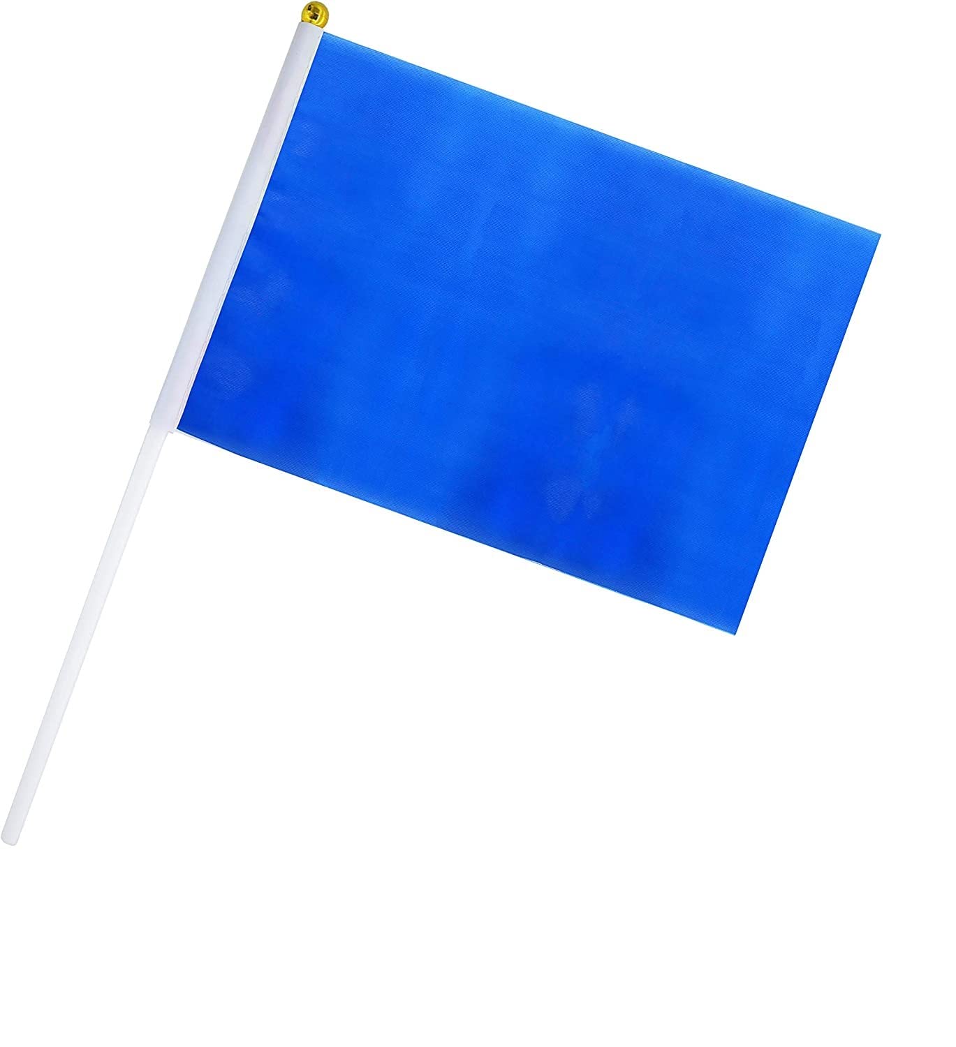 Amazon.com: 25 Pack Blue Colour Flag Pure Solid Blue Flag Small Mini ...