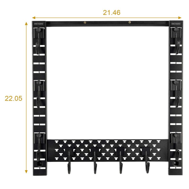Snapklik.com : OneTigris Gun Rack Wall Mount - Hold Up 80lbs Indoor ...