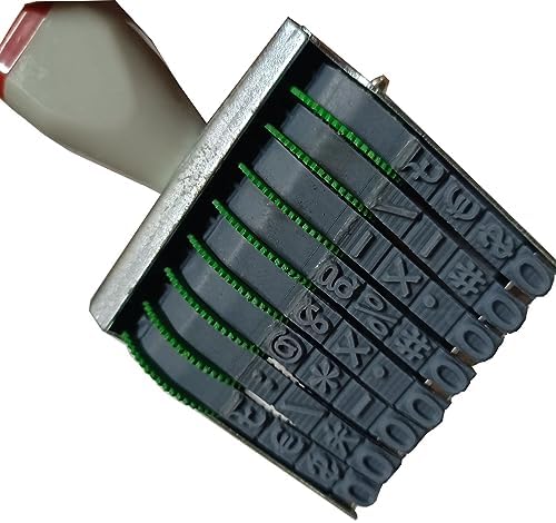 Amazon.com : ZENG Date Stamps 8 Digits Roller Stamp Personalized ...