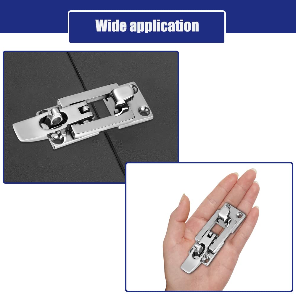 Snapklik.com : ODYSUNRAL Marine Anti-Rattle Square Latches For Boat ...