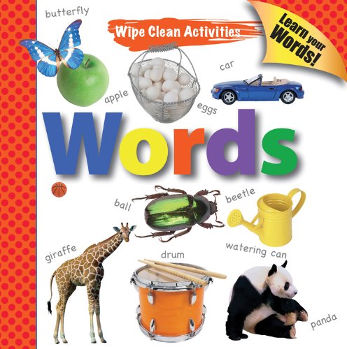 Amazon.com: Wipe Clean Activities: Words (Write & Wipe Books ...