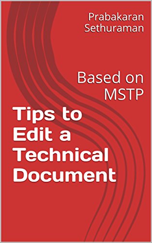Amazon.com: Tips to Edit a Technical Document: Based on MSTP (Technical ...