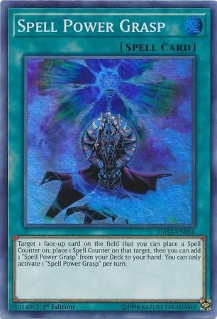 Amazon.com: Spell Power Grasp - DASA-EN056 - Super Rare - 1st Edition ...