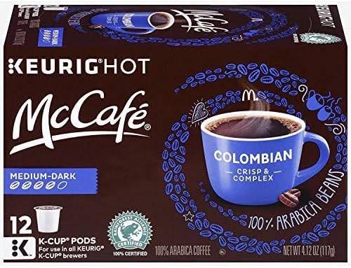Amazon.com: McCafe Colombian, Single Serve Coffee Keurig K-Cup Pods ...
