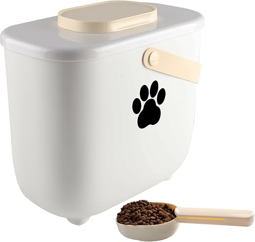Amazon.com: Brabtod Pet Food Storage Container 10lb/20cup | Airtight ...