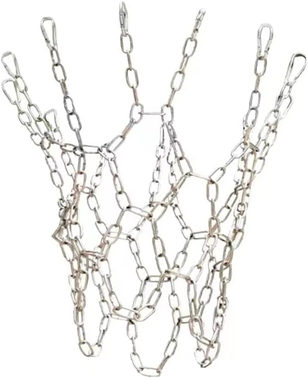 Amazon.com : YOMQLJXB Basketball net,Heavy Duty Stainless Steel Chain ...