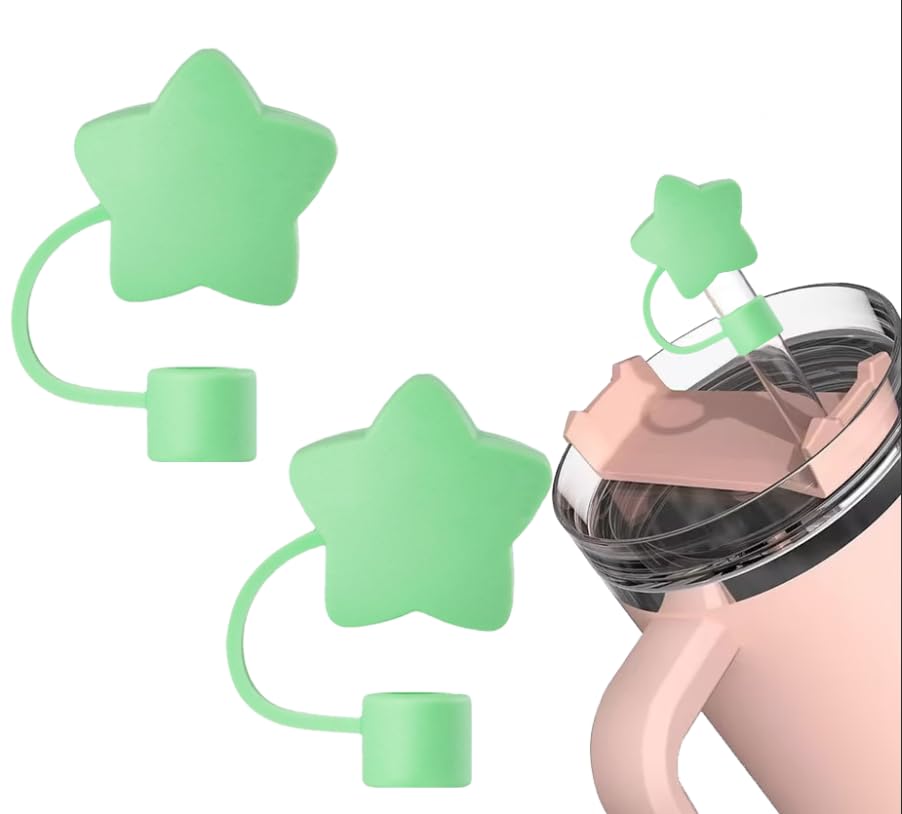 Amazon.com: 2Pcs Star Straw Cover for Stanley 40&30 Oz Cup, 10mm ...