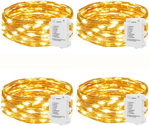 SIXIUDIA Fairy Lights, Battery Operated Micro Fairy Lights 6Pcs2m 20 ...