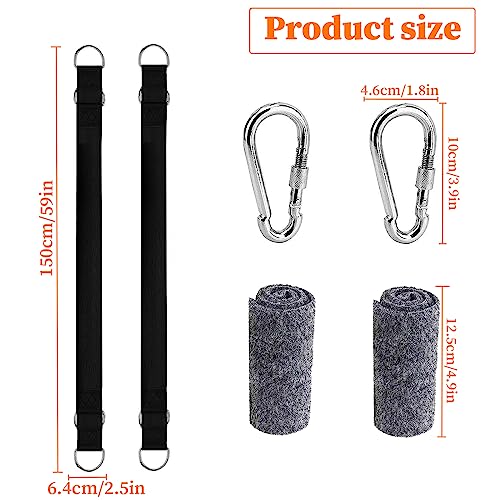 Tree Swing Hanging Straps, 1.5M/59Inch Outdoor Swings Accessories Hold ...