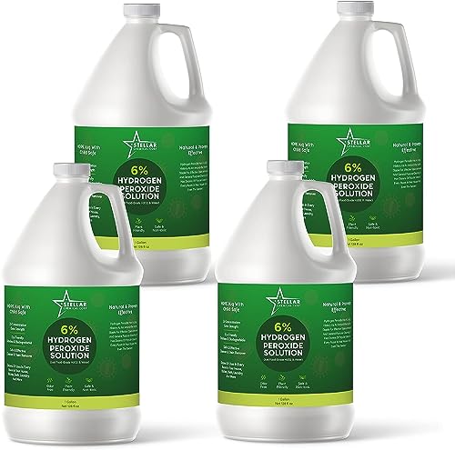 Amazon.com: Stellar Chemical - 6% Hydrogen Peroxide -H2O2 & Water ...