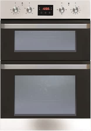 Matrix built-in double oven, A/A rated, stainless steel : Amazon.co.uk ...